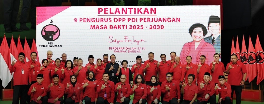 Megawati Lantik 9 Pengurus DPP PDI Perjuangan, Hasto Jadi Sekjen - BRIEF